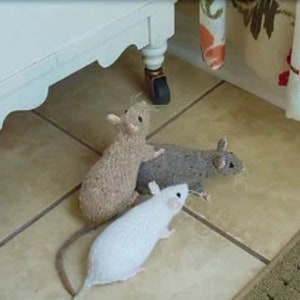 Rat Knitting Pattern, Mouse Knitting Pattern, Toy Knitting Pattern, PDF ...