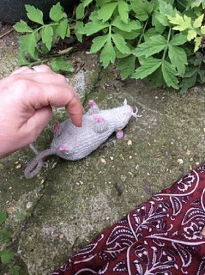 Rat Knitting Pattern, Mouse Knitting Pattern, Toy Knitting Pattern, PDF ...