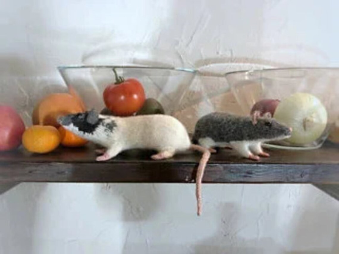 Rat Knitting Pattern, Mouse Knitting Pattern, Toy Knitting Pattern, PDF ...