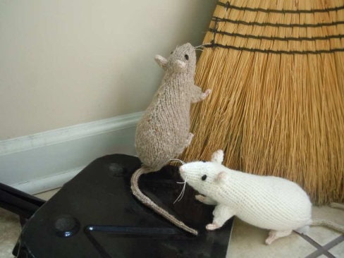 Rat Knitting Pattern, Mouse Knitting Pattern, Toy Knitting Pattern, PDF ...