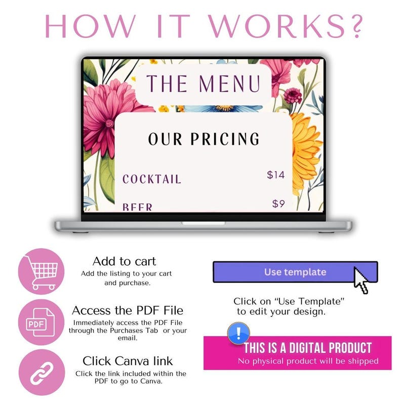 Esthetician Template Menu, Customizable Spa and Salon Price List ...