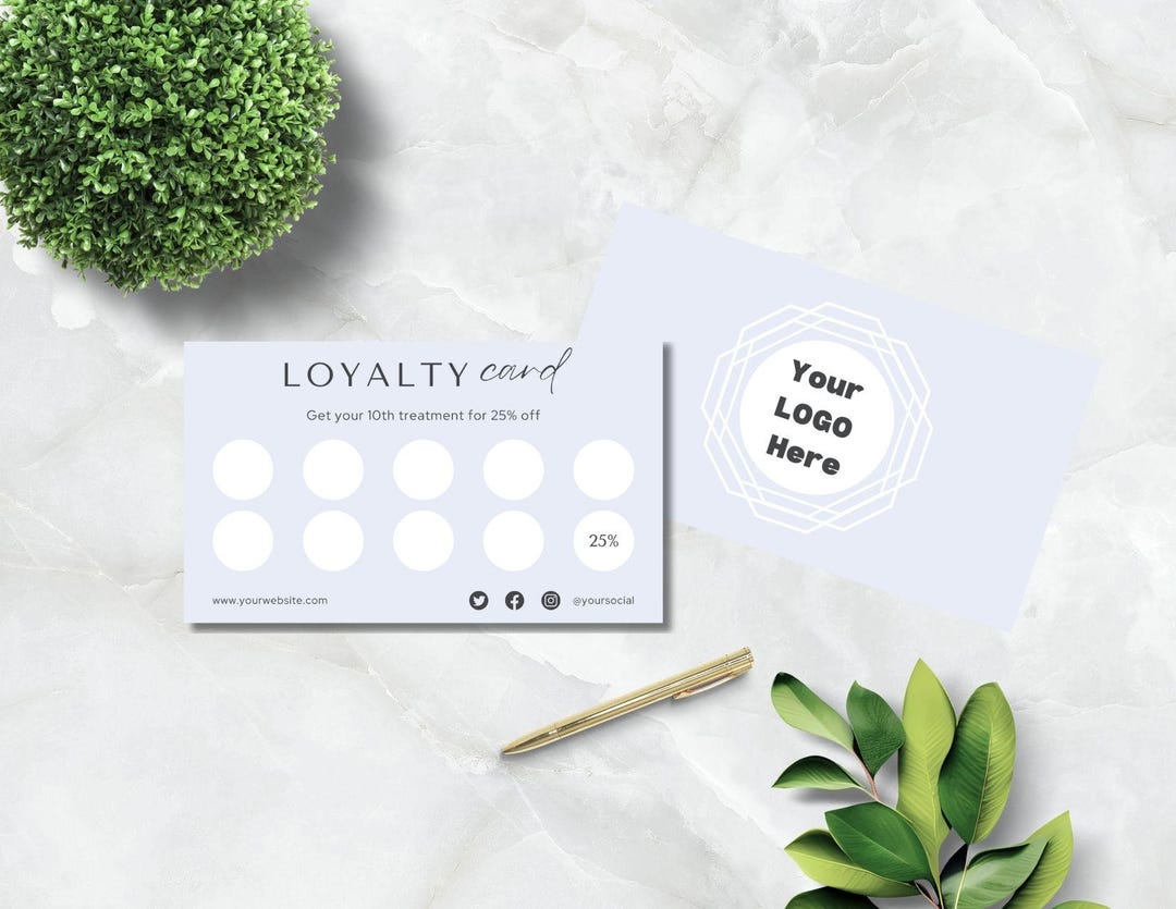 Loyalty Cards | Editable Reward Card | Student Incentive Reward Card ...