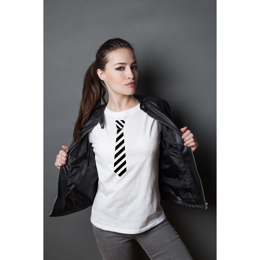 Funny Tie Design T-shirt – Hilarious Faux Necktie Graphic Tee - Etsy