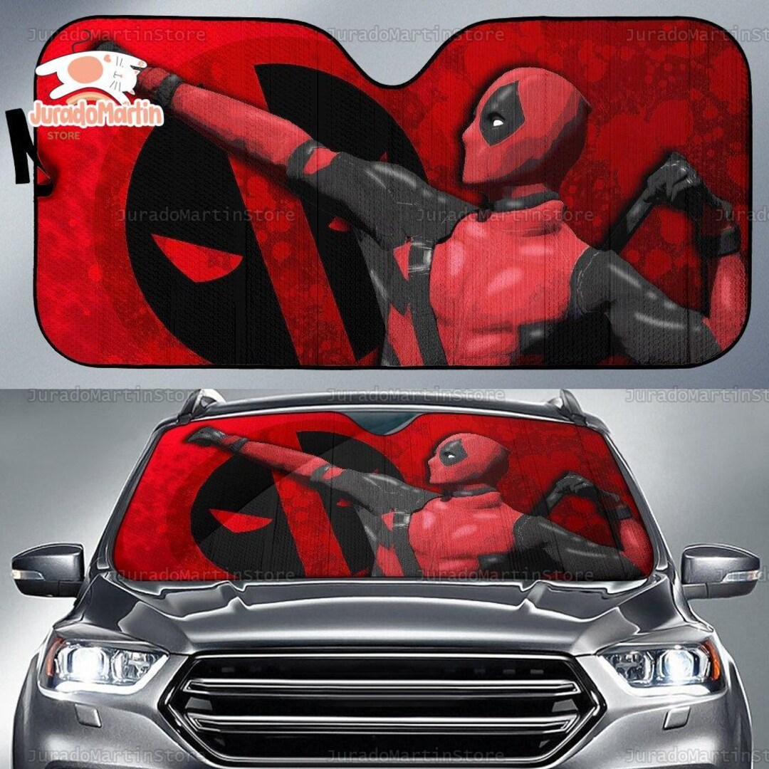 Deadpool Car Sun Shade, Wade Wilson Car Sun Shade, Deadpool Avengers ...