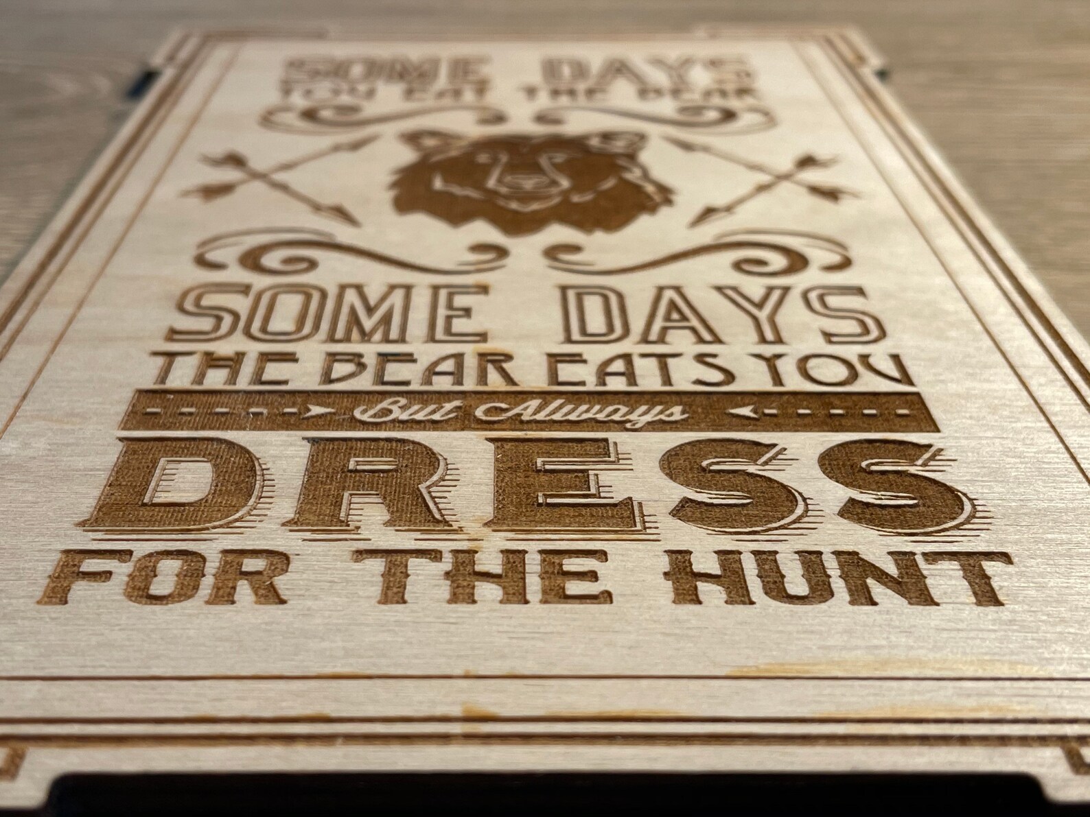 Adventurers Club Motto - Wood Engraved Sign - Etsy