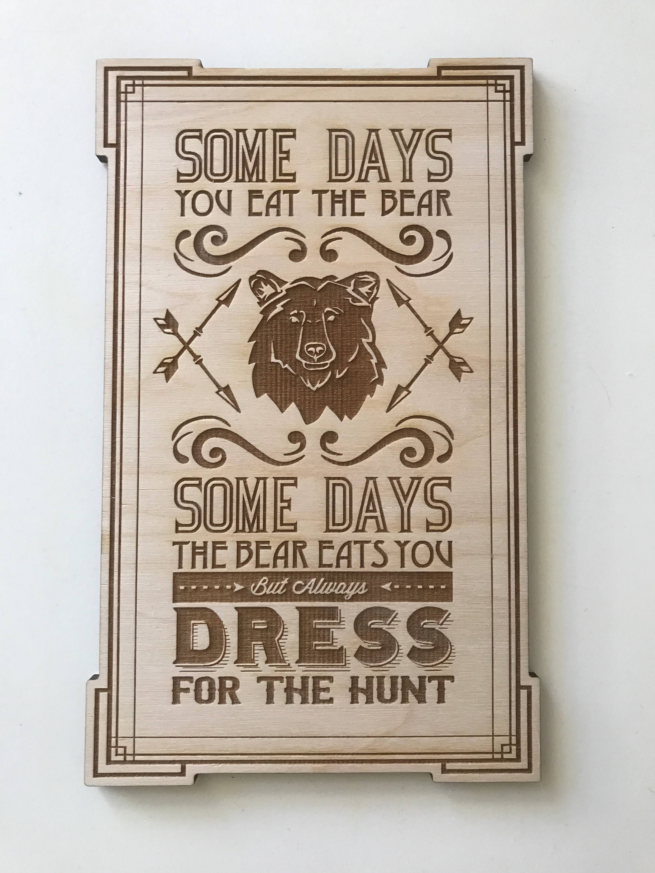 Adventurers Club Motto - Wood Engraved Sign - Etsy