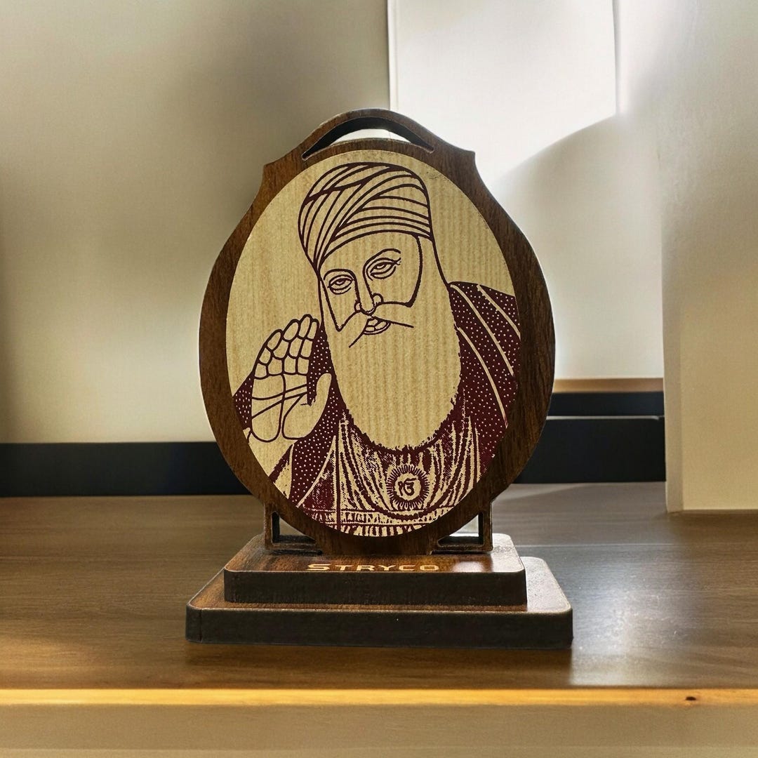 Handmade Wooden Sikh Religious Decor Set - Spiritual Gift - Etsy