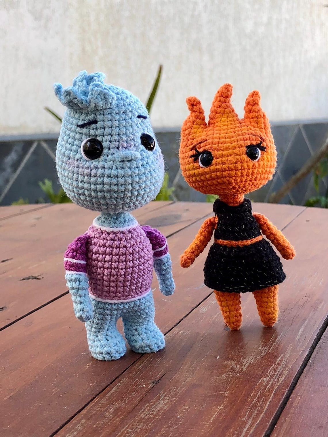 Elemental Amigurumi Crochet Patterns Bundle - 4 in 1 - DIY Crochet ...