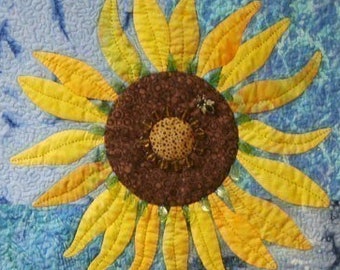 Sunflower Applique - Etsy