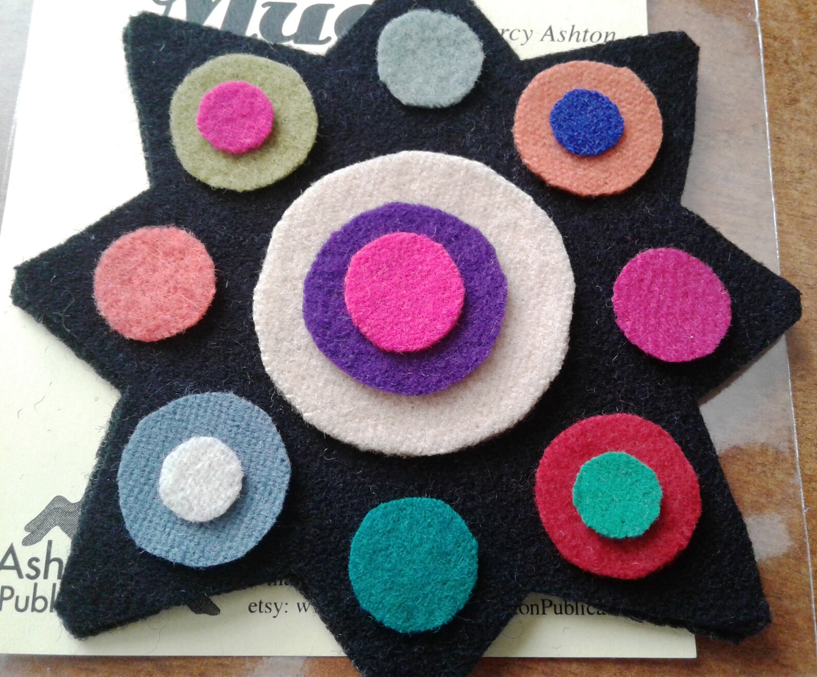 Wool Kit Small STAR Mug Rug Wool Appliqué Mug Rug Kit DIY - Etsy