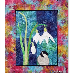 Pattern, Pansy Flower Wallhanging Quilt Pattern, Art Quilt Wall Hanging ...