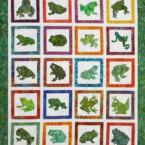 Digitized, Knee Deep in Frogs 20 Different Frogs, Applique in the Hoop ...