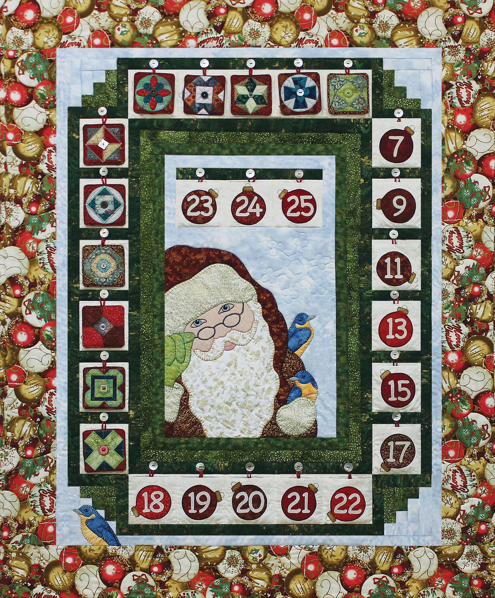 Quilt Book, All About Santa, Applique Quilting Pattern Book, Santa ...