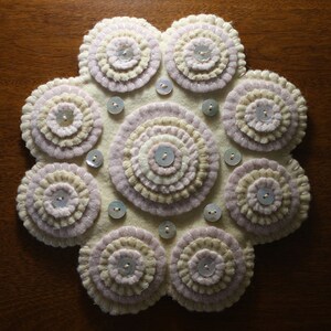 Pdf Wool Pattern, .pdf Instant Download, Wool Penny Rug, Easy Detailed ...