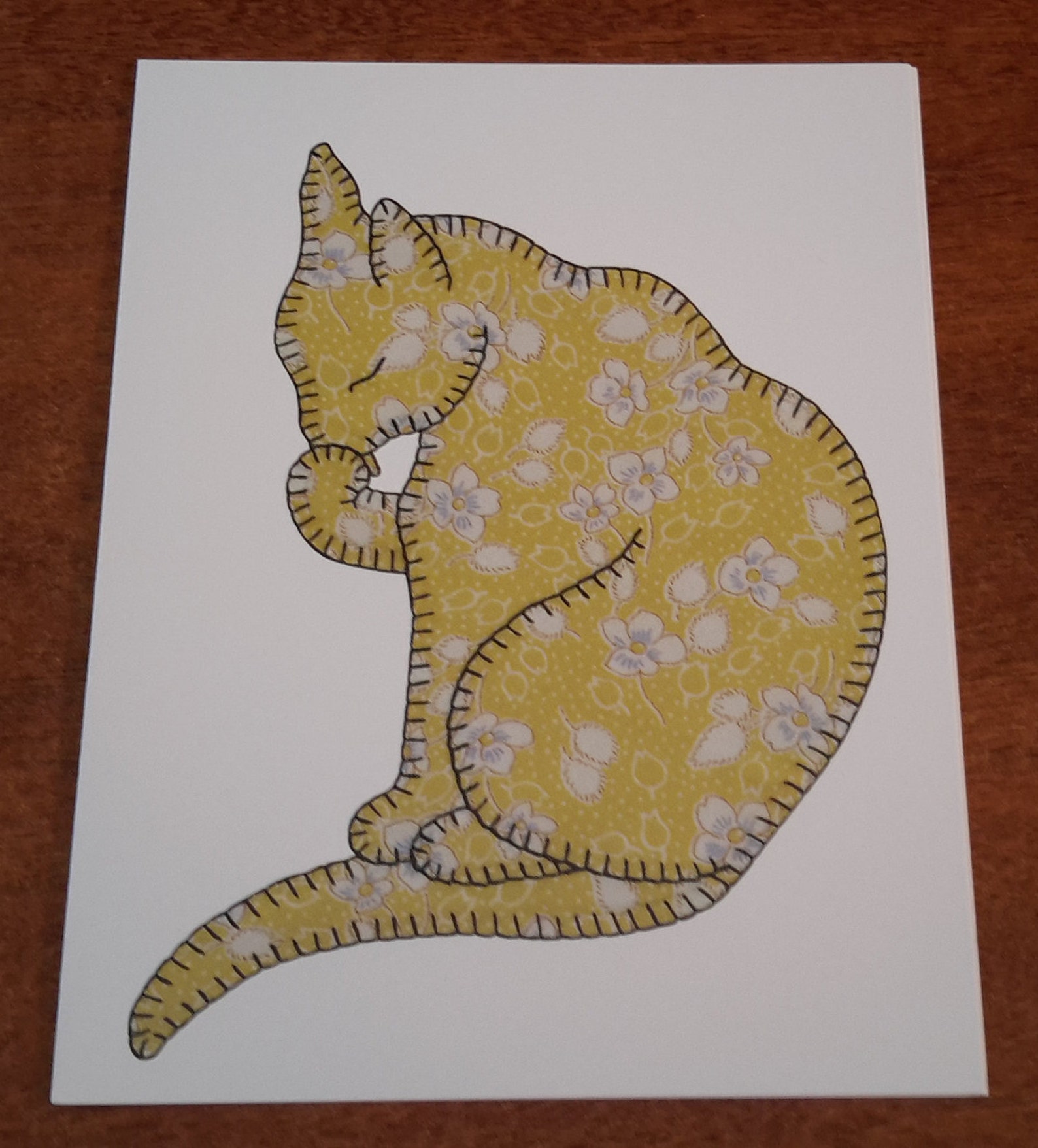 Note Cards Cat Cards Blank on Inside Pack of 6 All - Etsy