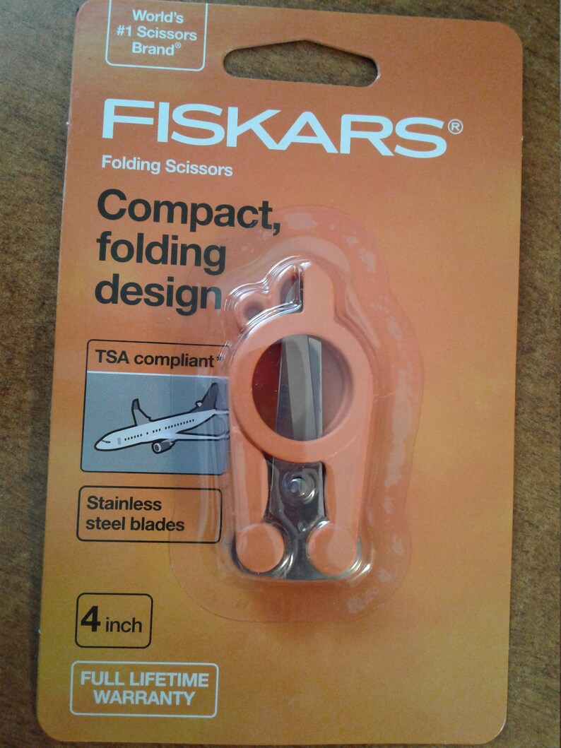 Fiskars Folding Scissors Sharpener Small Scissors Fiskars - Etsy