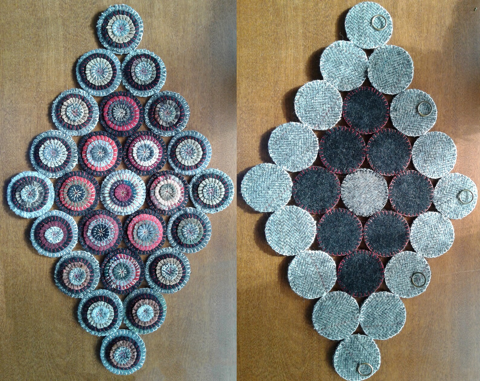 Wool Circles 50 3 Wool Circles Precut Recycled - Etsy