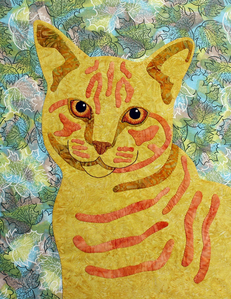 Pdf Cat Pattern Instant Download Max Quilt | Etsy