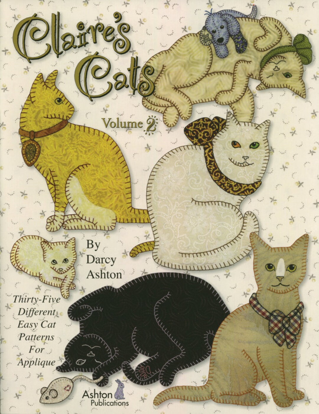 Claire's Cats Quilt Book Volume 2, 35 Appliqué Patterns - Etsy