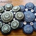 Wool Circles, (50) 3/4" Circles for Wool Penny Rugs, Set of 50 Circles ...