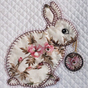 Pattern, Bunny Applique Pattern, Cute and Easy Bunny Pattern ...