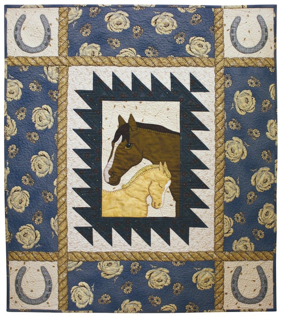 Craft Supplies & Tools Quilt Book by Darcy Ashton Pattern Book Horsing ...