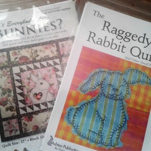 Pattern, Easy Applique Bunny Baby Quilt, Applique Bunny Sewing Pattern ...