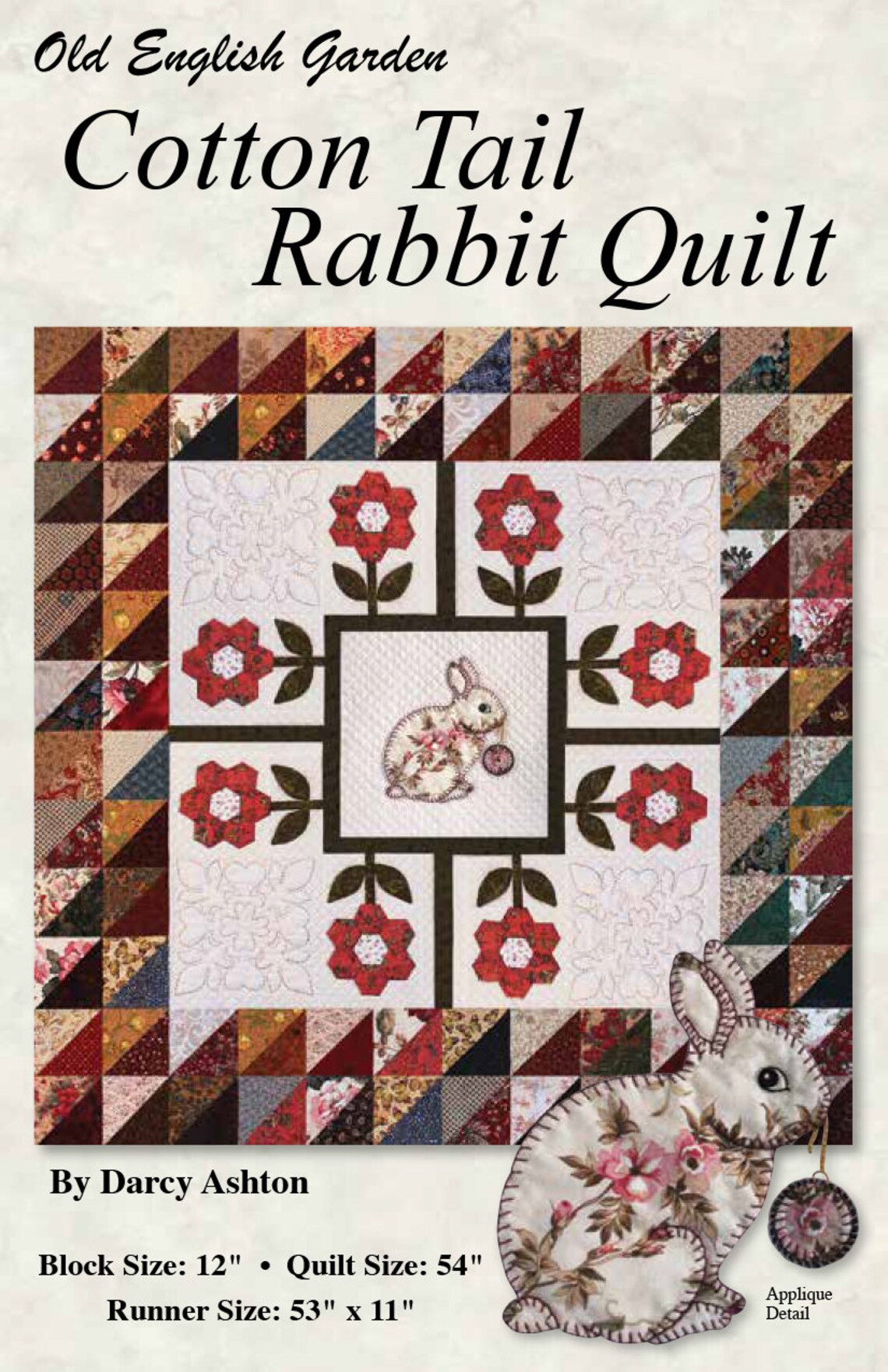 Pattern Bunny Applique Pattern Cute and Easy Bunny Pattern - Etsy