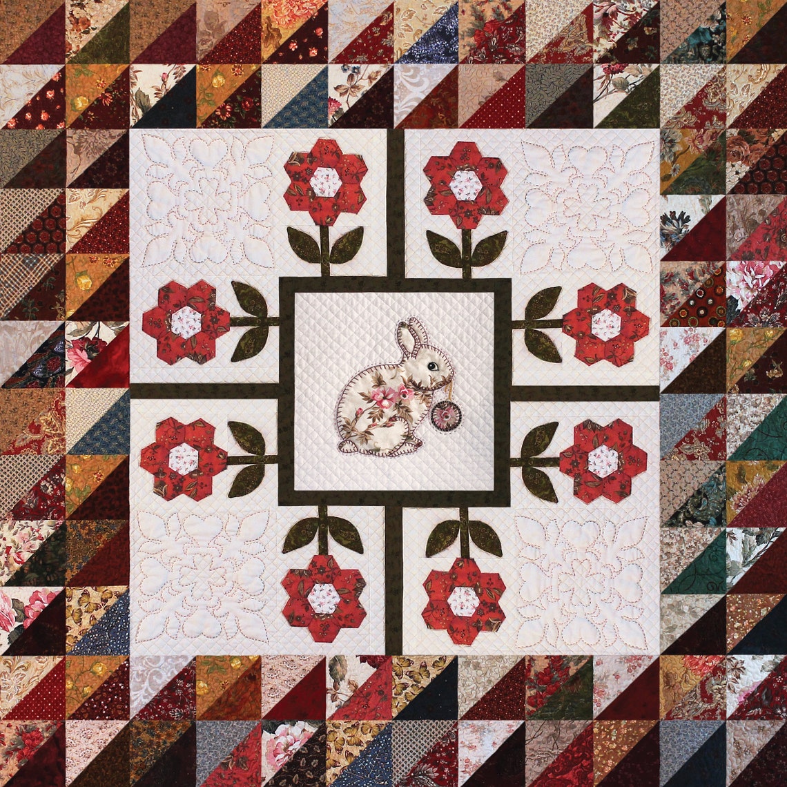 Pattern Bunny Applique Pattern Cute and Easy Bunny Pattern - Etsy