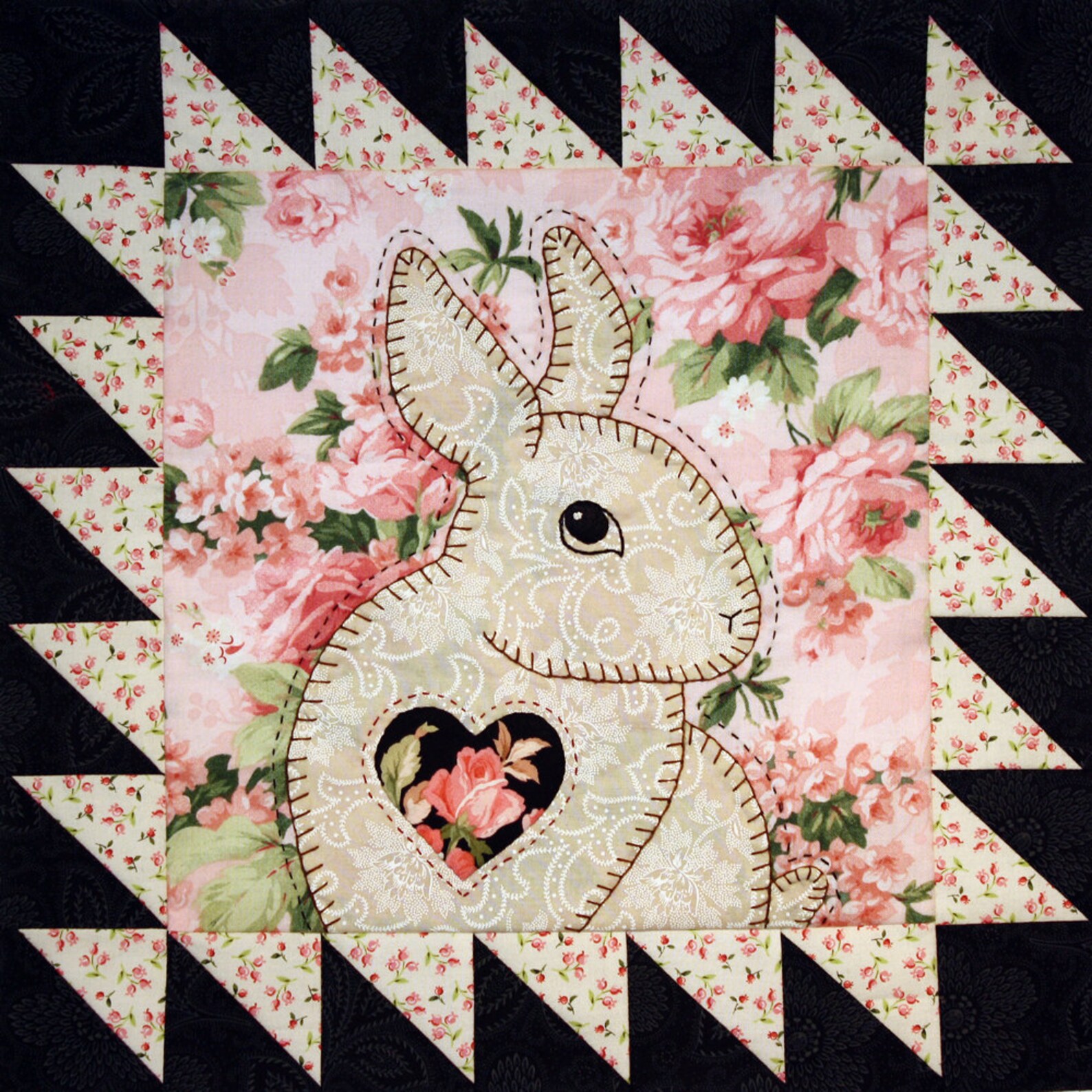 Pattern Easy Applique Bunny Baby Quilt Applique Bunny Sewing - Etsy Canada