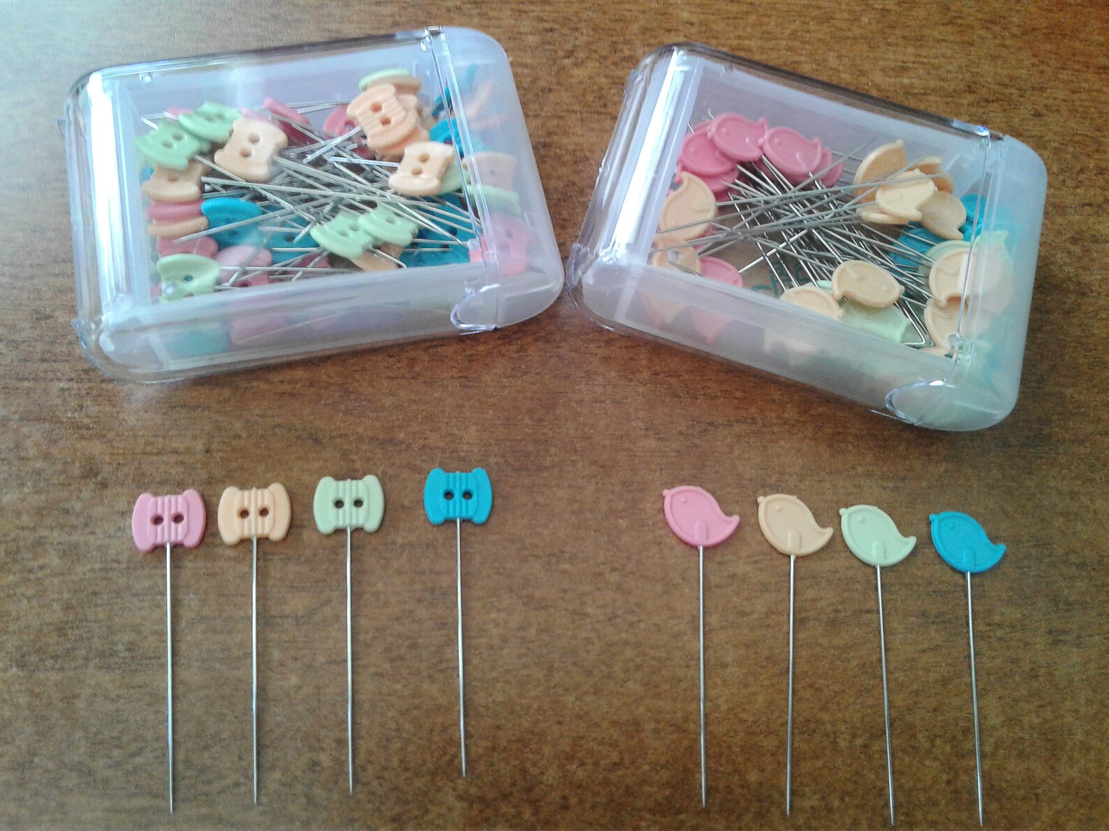 Assorted Sewing Pins, Flat Head Pins for Sewing, Quilting, Decorative ...
