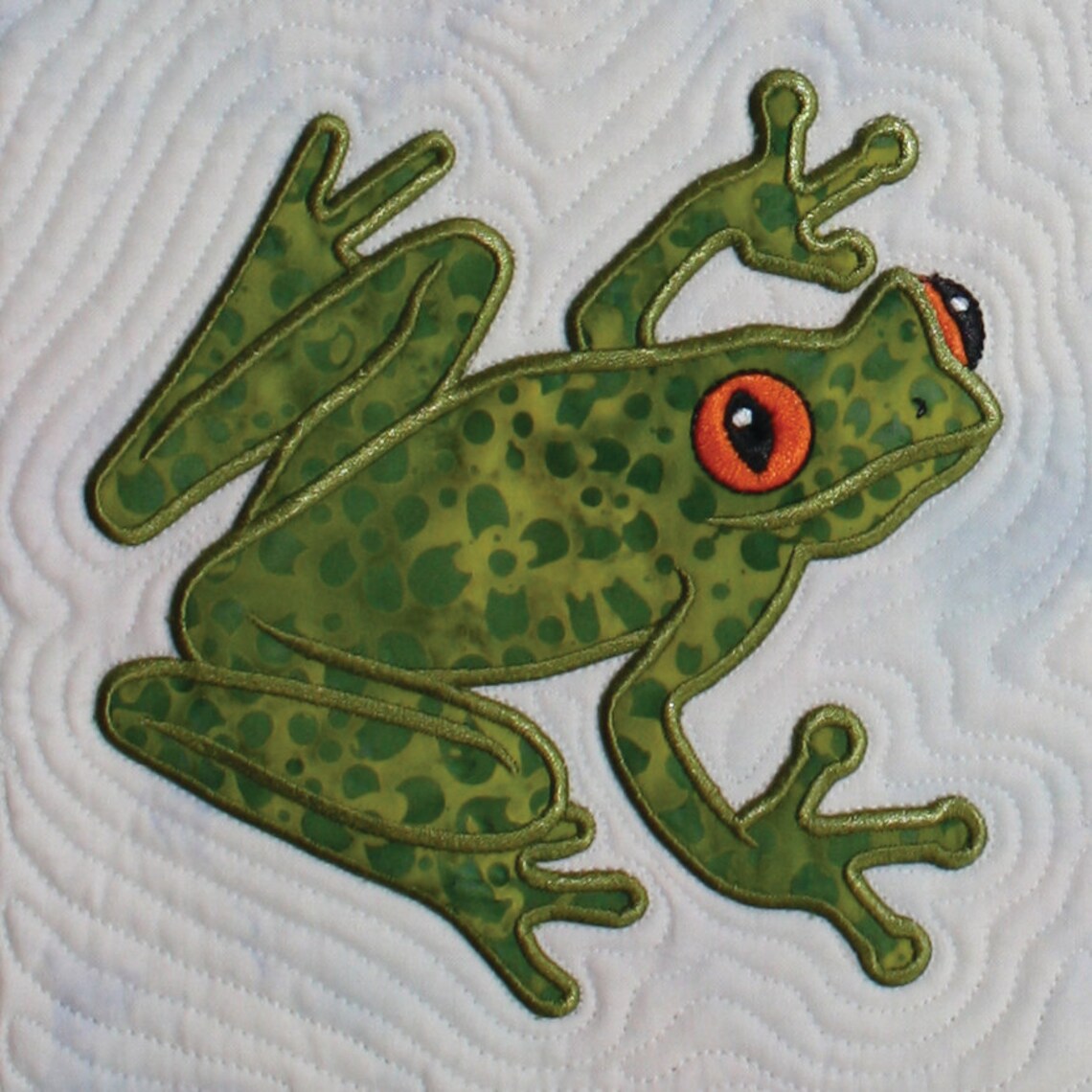 Digitized Knee Deep in Frogs 20 Different Frogs Applique in - Etsy