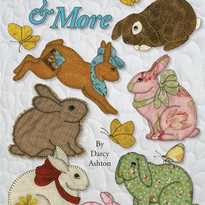 Pattern, Easy Applique Bunny Baby Quilt, Applique Bunny Sewing Pattern ...
