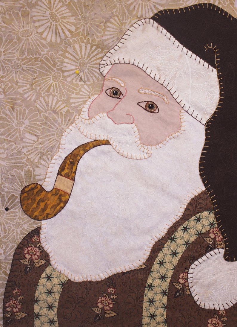 Quilt Book, All About Santa, Applique Quilting Pattern Book, Santa ...