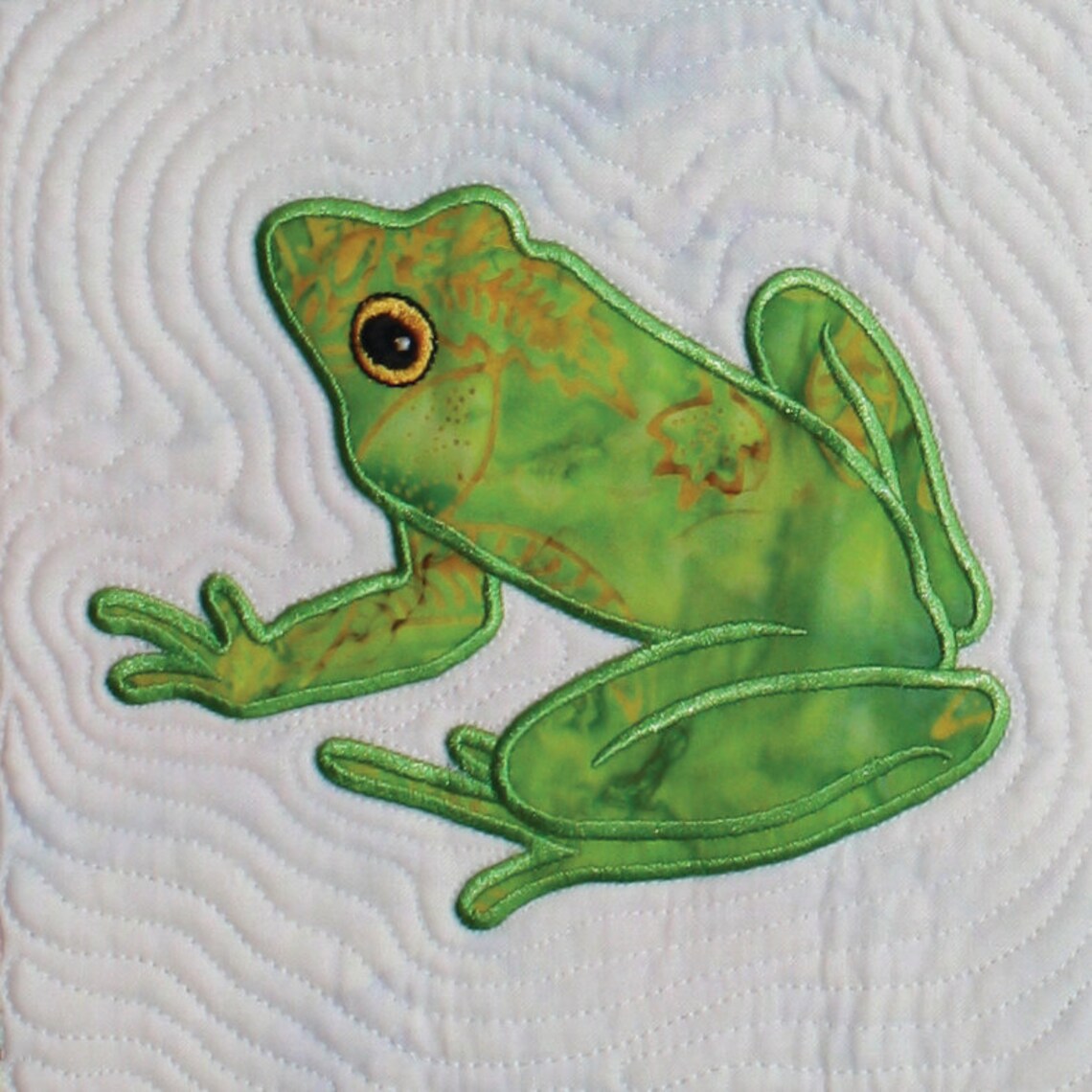 Digitized Knee Deep in Frogs 20 Different Frogs Applique in - Etsy