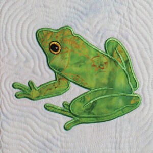 Digitized, Knee Deep in Frogs 20 Different Frogs, Applique in the Hoop ...