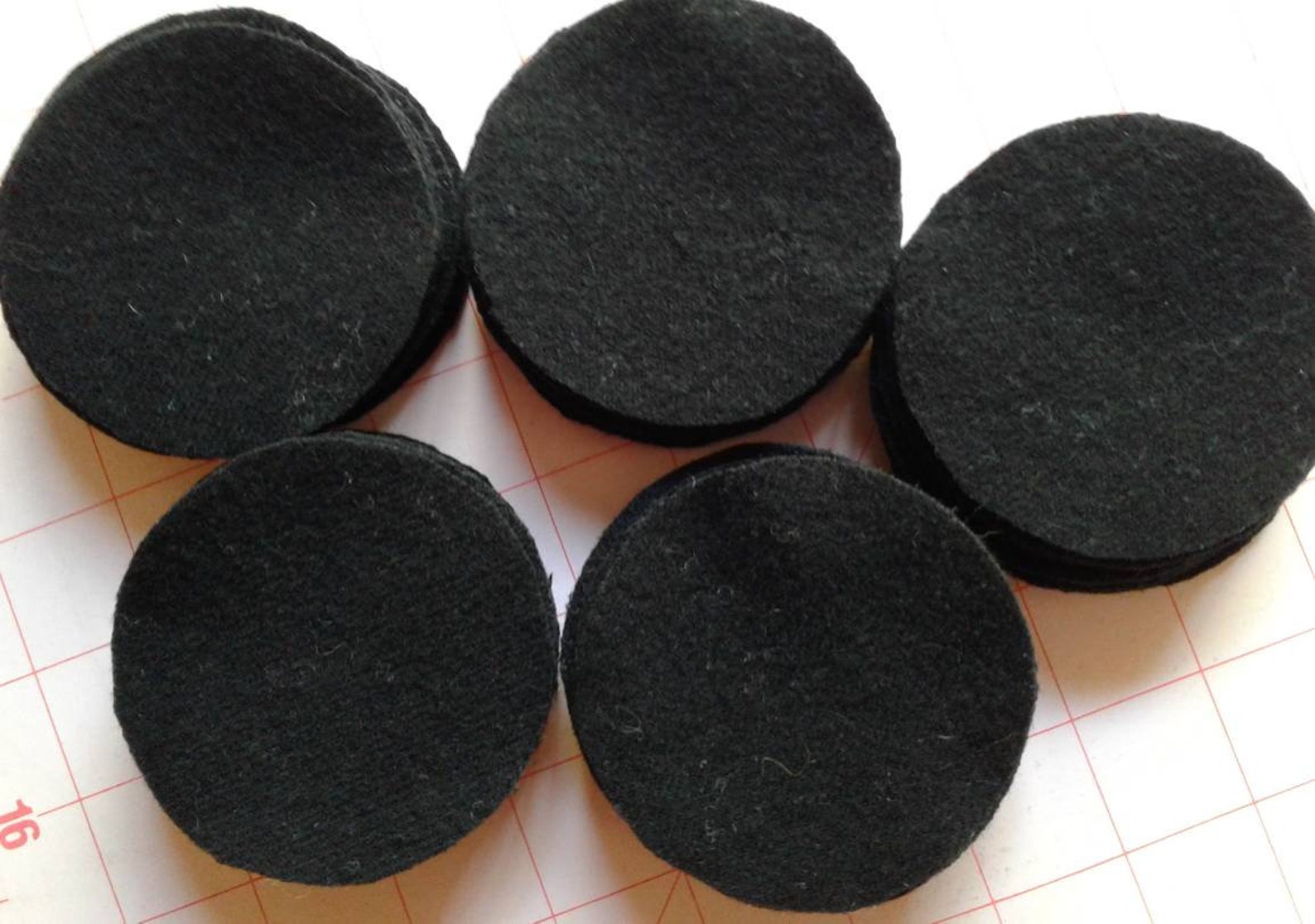 Wool Circles 50 3 Wool Circles Precut Recycled - Etsy