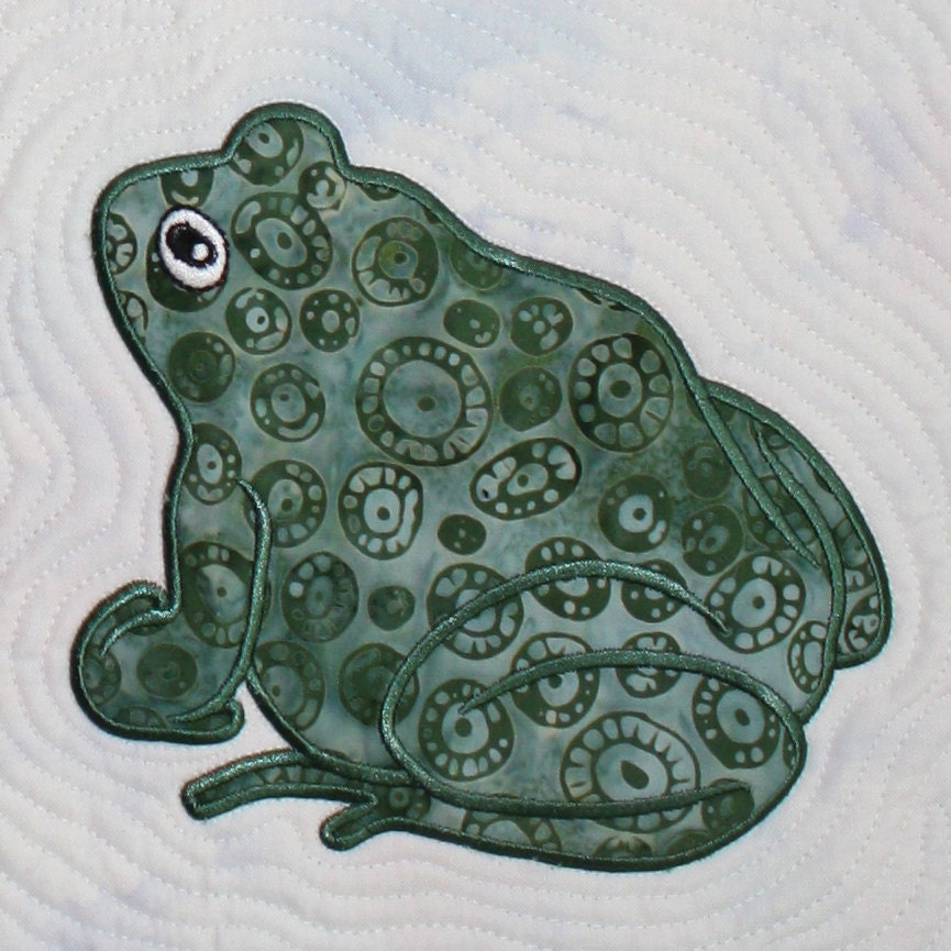 Digitized Knee Deep in Frogs 20 Different Frogs Applique in - Etsy