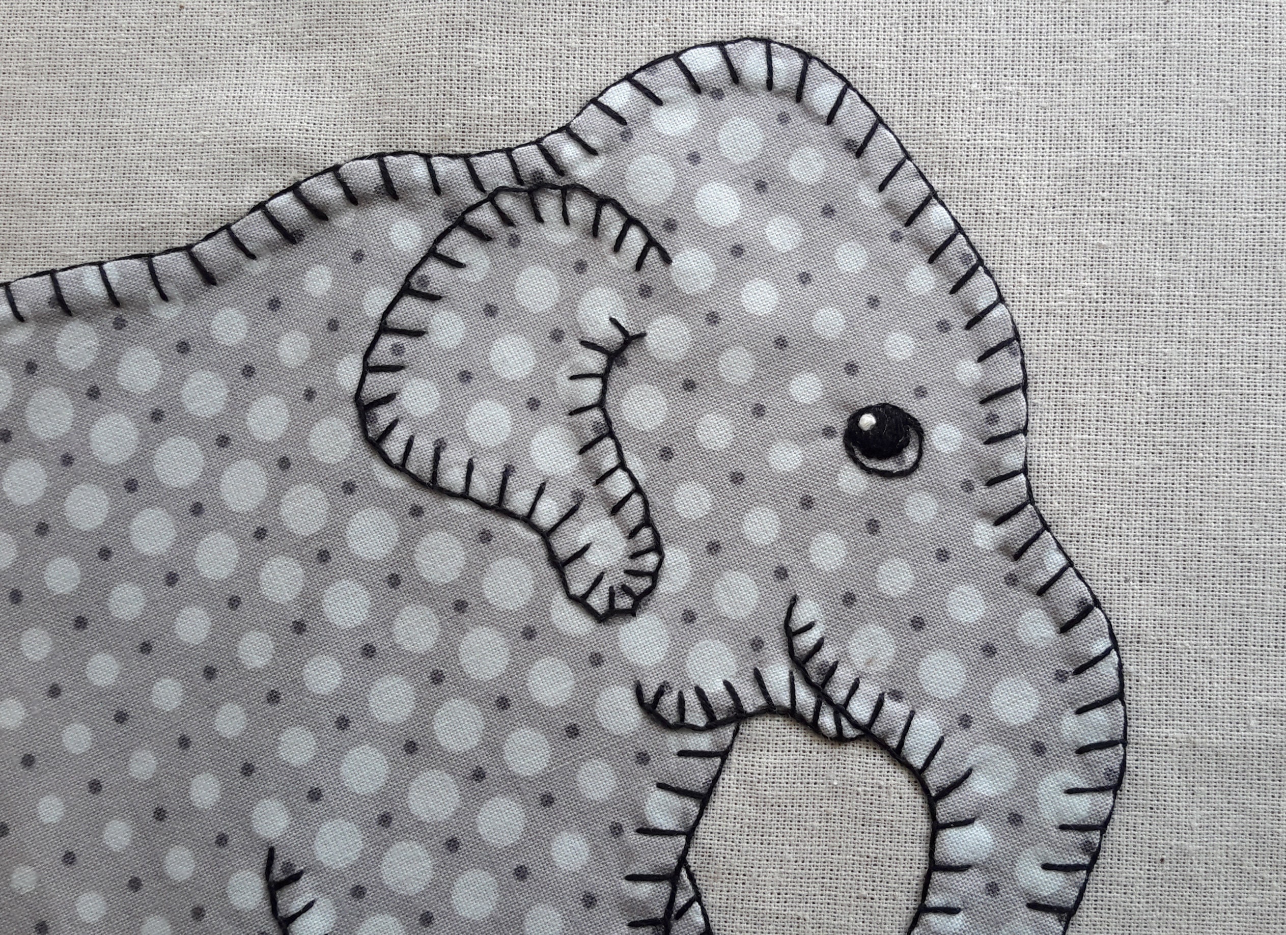 Pdf ELEPHANT Single Block .pdf Instant Download Traditional - Etsy Canada