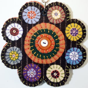 Pdf Wool Pattern, .pdf Instant Download, Wool Penny Rug, Easy Detailed ...