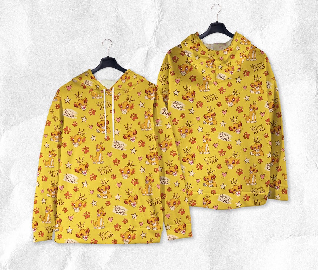 Simba Hoodie the Lion King Shirt Unisex Sweatshirt Cute Cartoon ...