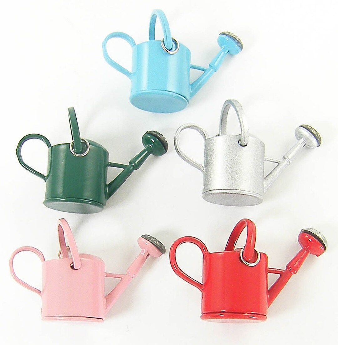 2 Pcs Watering Can Earring Findings, Pendants Gardening Gardener Plant ...