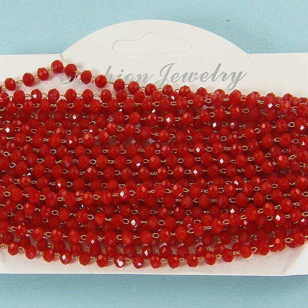 Red Chain - Etsy