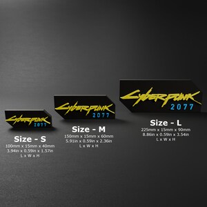 Cyberpunk 2077 Anime 3D Printed Logo Display Sign unofficial Product - Etsy