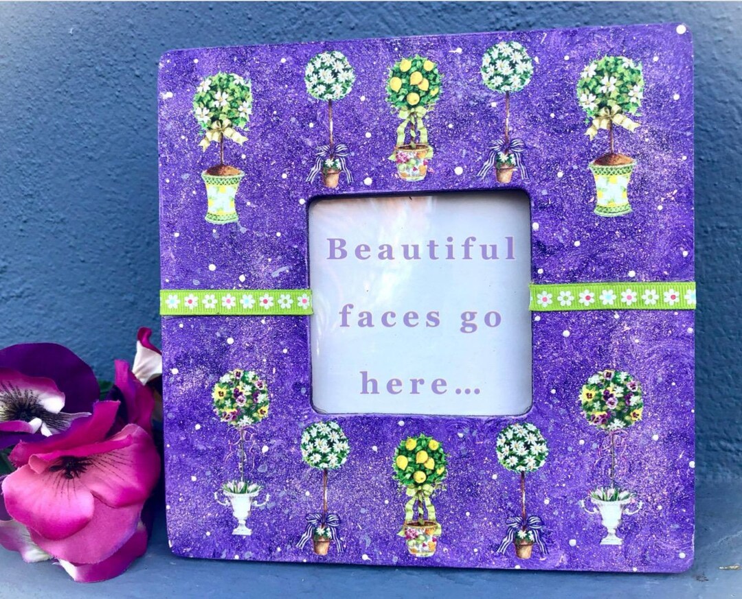 Topiary Garden Picture Frame Set | Charming Cottage Decor | Elegant ...