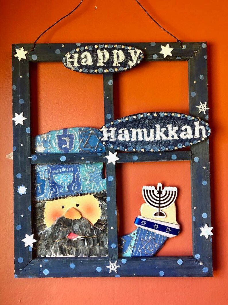 Jewish Gift Chanukah Decor Idea Hanukkah Harry Faux Window - Etsy