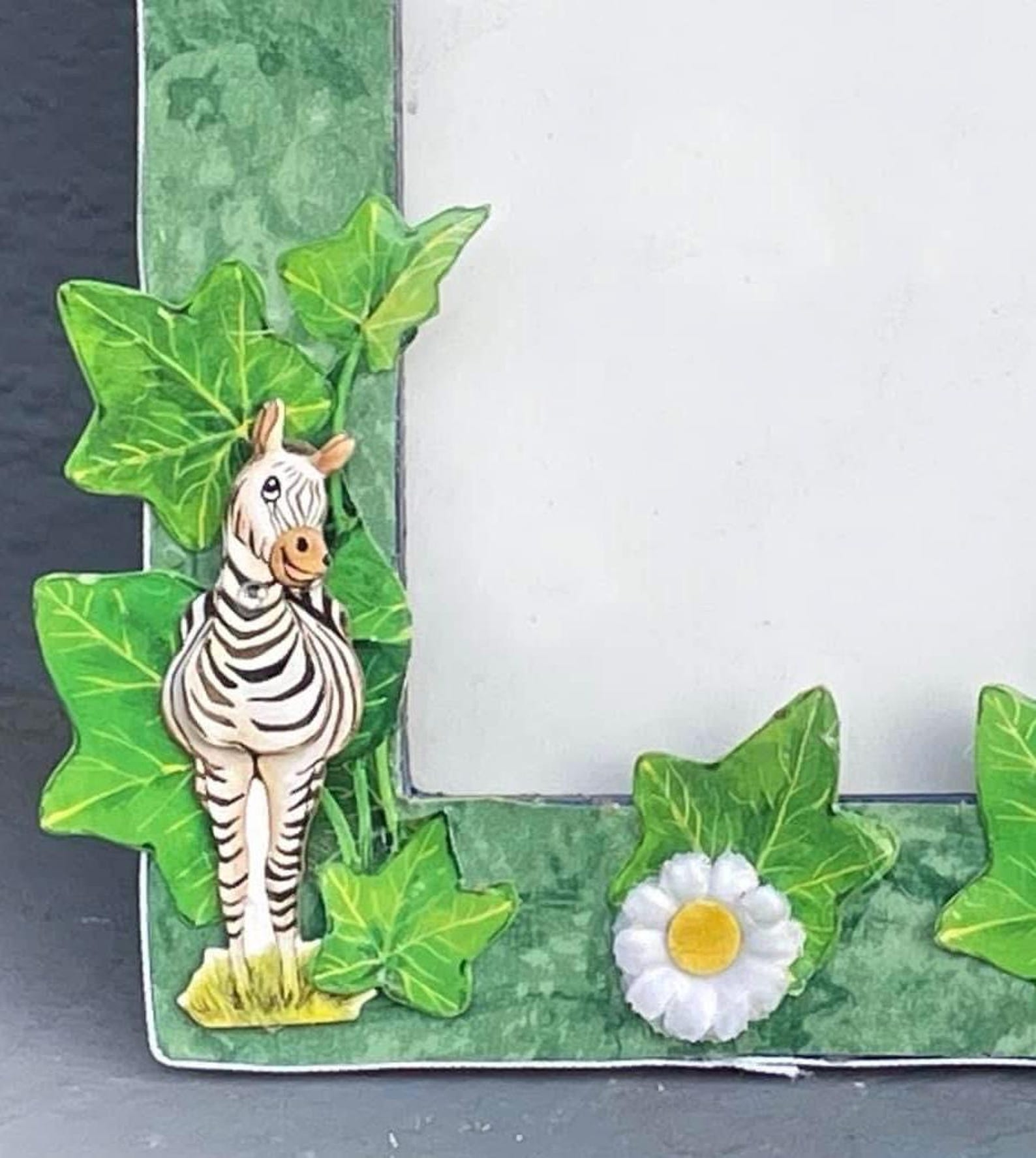 Jungle Animals 4x6 Picture Frame, Kids Decor Frame, Cute Animal Photo ...