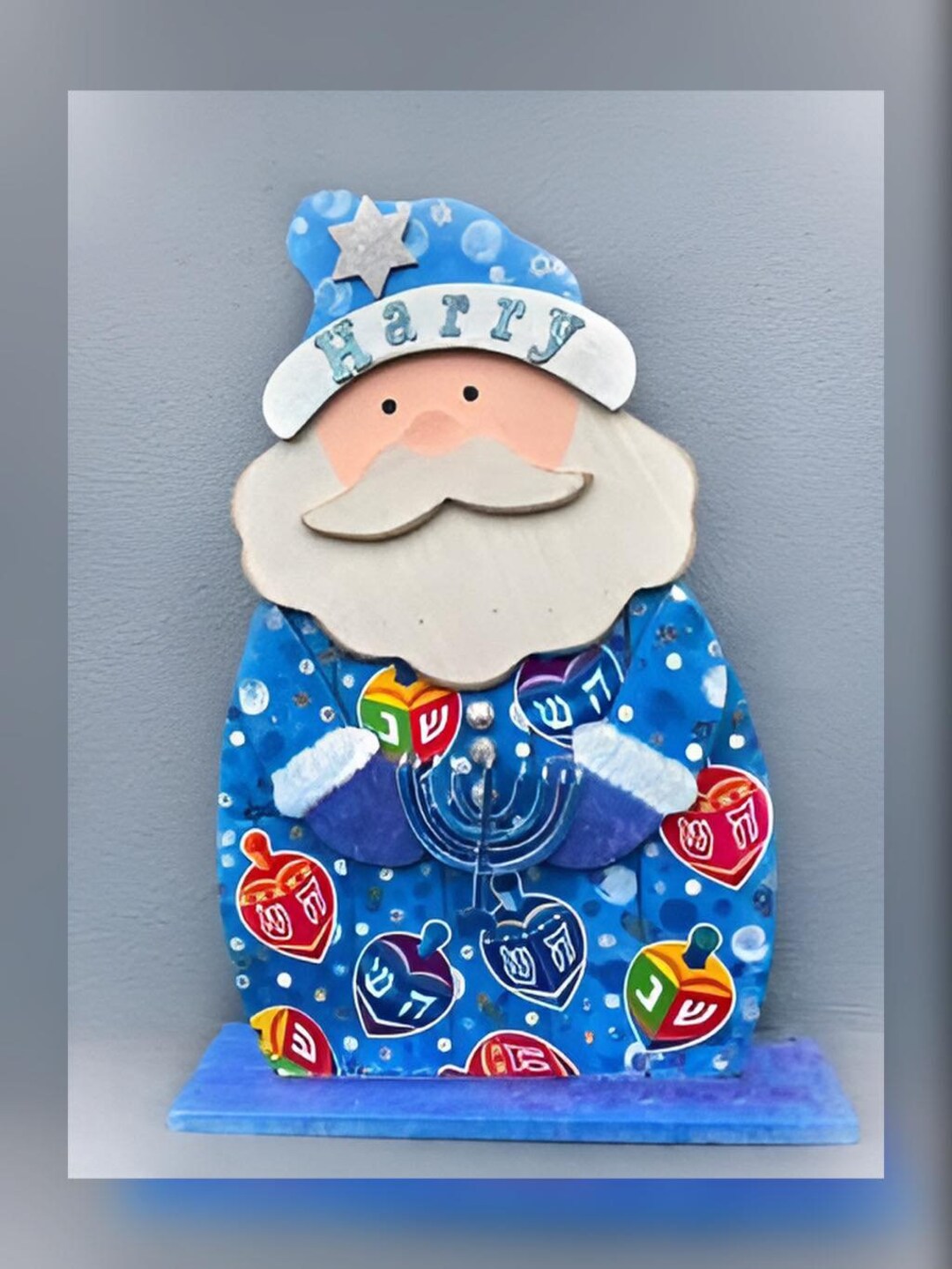 Big Standing Hanukkah Harry | Unique Hanukkah Gift | Jewish Decor Ideas ...