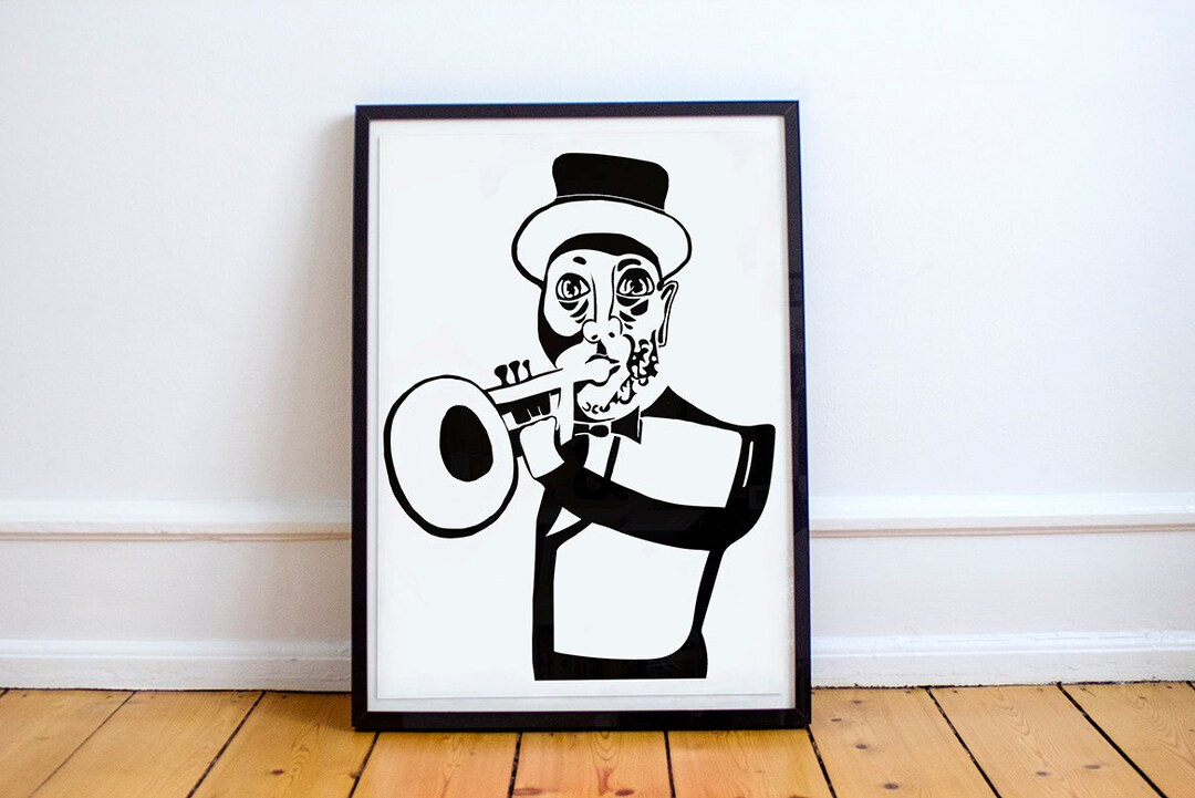 Louis Armstrong Screen Prints - Kimikaa Original Printmaking, Musician ...