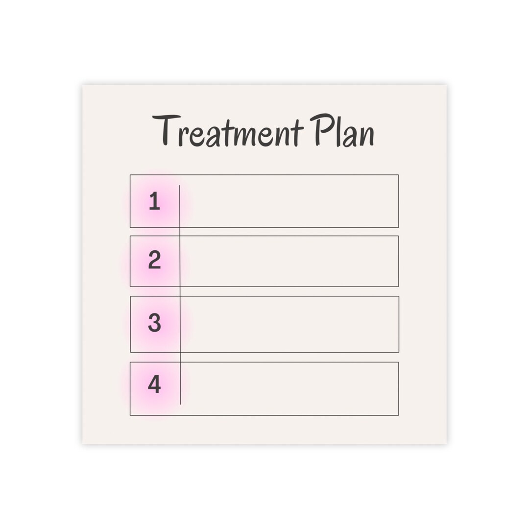 Treatment Plan Post-it® Note Pads - Treatment Plan Note, Therapy ...